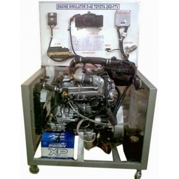 LIVE COMMAND RAIL DIESEL ENGINE ON STAND